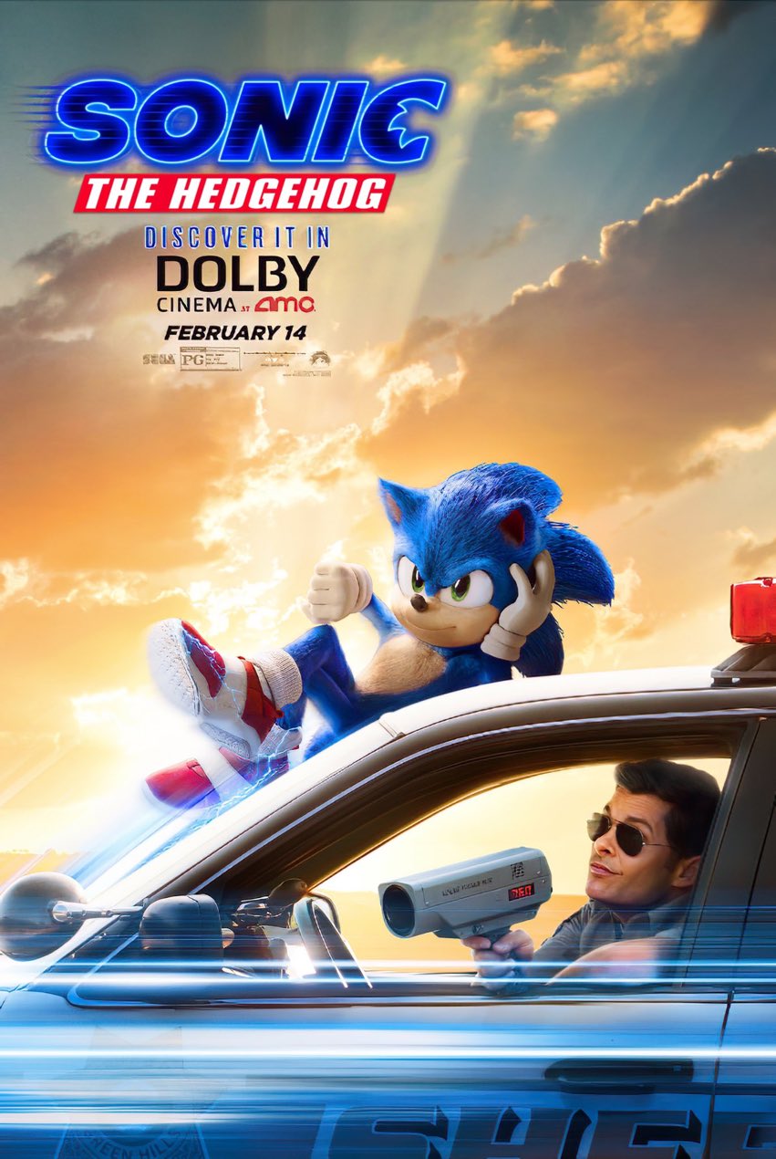 Sonic: O Filme | Ouriço faz pose em novo pôster do filme