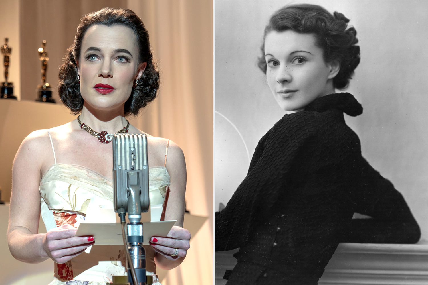 Compare os atores de 'Hollywood' com os seus correspondentes na vida real